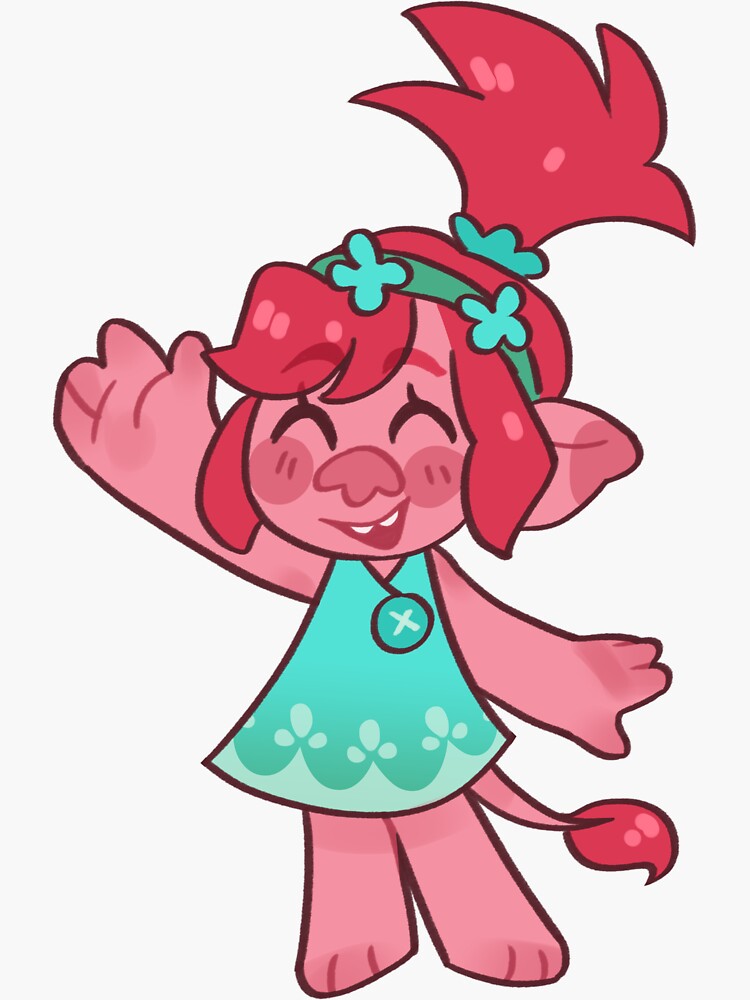 "Poppy - TWT" Sticker for Sale by asparagus-man | Redbubble