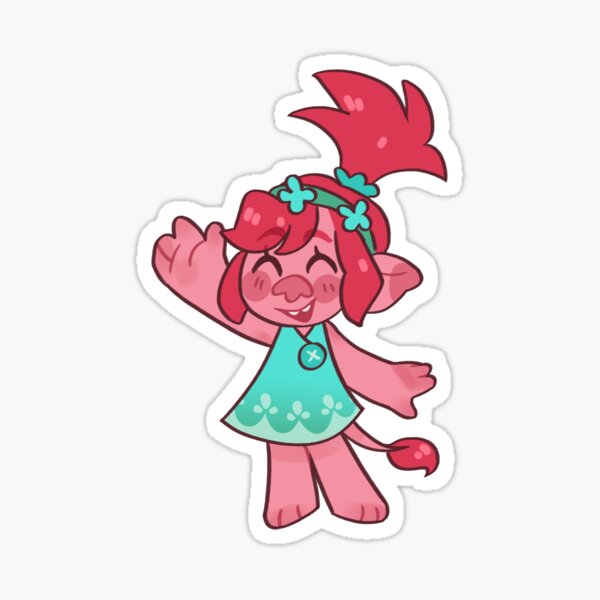 "Poppy - TWT" Sticker for Sale by asparagus-man | Redbubble