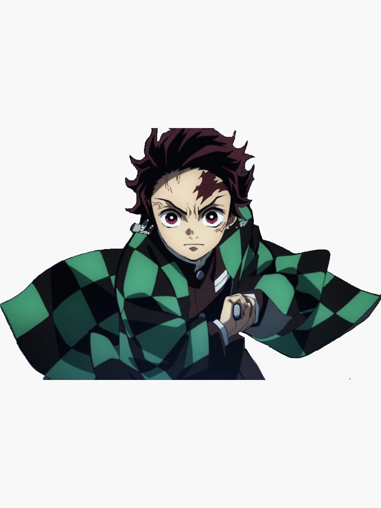 "Tanjiro sticker" Sticker by Akuma-designs | Redbubble