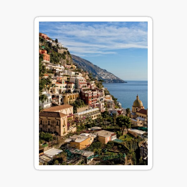 "Amalfi Coast, Italy, Ocean Views" Sticker for Sale by newburyboutique ...