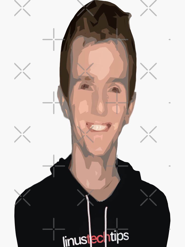 "linus tech tips illustration" Sticker for Sale by ABHI-ART | Redbubble
