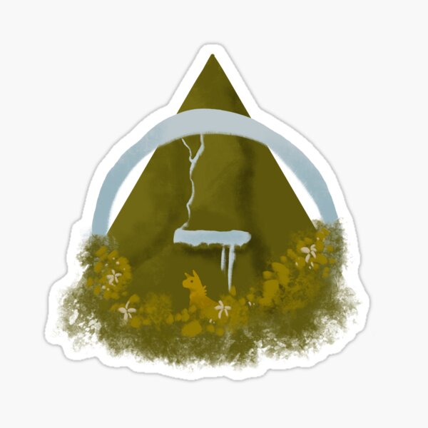 "Mountain Therian Symbol (Transparent)" Sticker for Sale by rivenrin ...