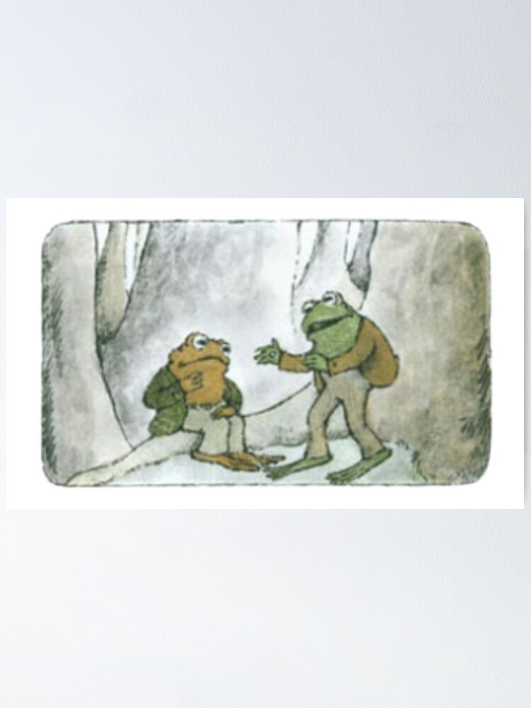 "Frog and Toad" Poster for Sale by Jiul | Redbubble