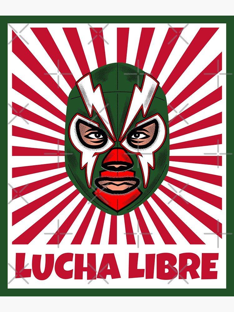 "Lucha Libre - Wrestling With Flair!" Sticker for Sale by ...