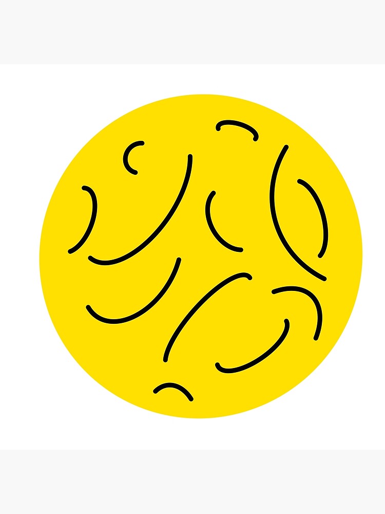 "Weird Yellow Design" Poster for Sale by eva-aestheticcc | Redbubble