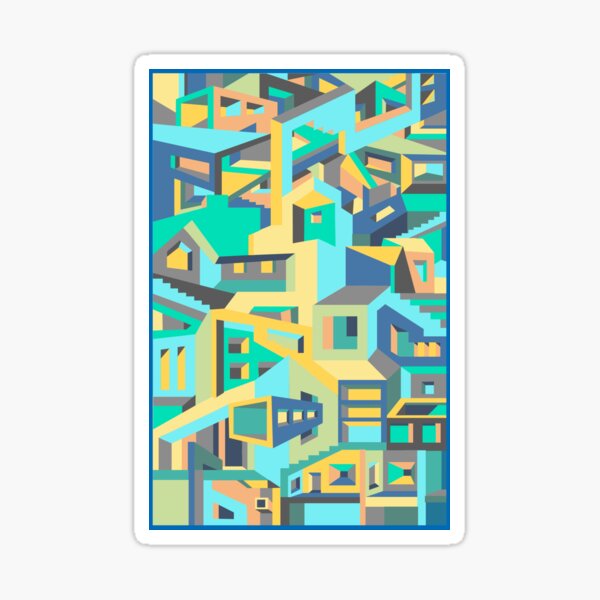 "Architecture" Sticker for Sale by OpenSquare | Redbubble