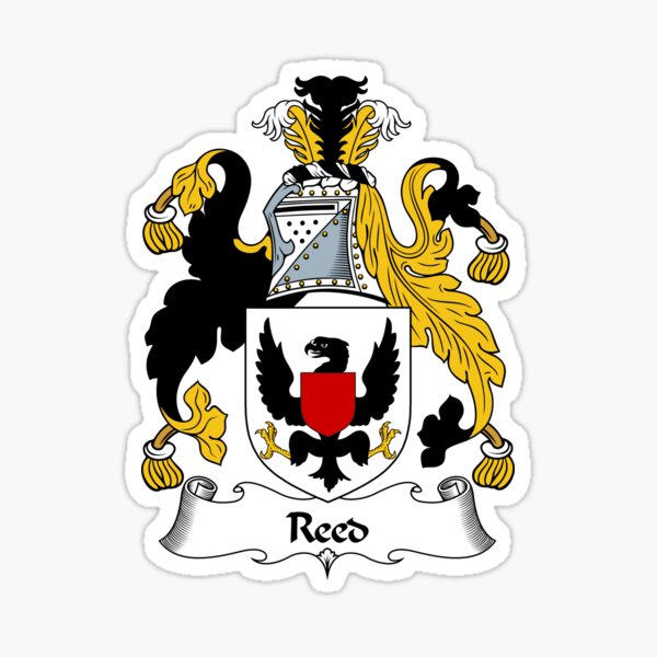 "Reed Coat of Arms / Reed Family Crest" Sticker for Sale by ...