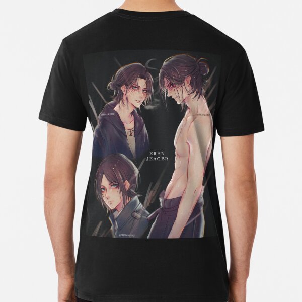 "Many Faces of Eren Jaeger Attack on Titan" T-shirt for Sale by ...