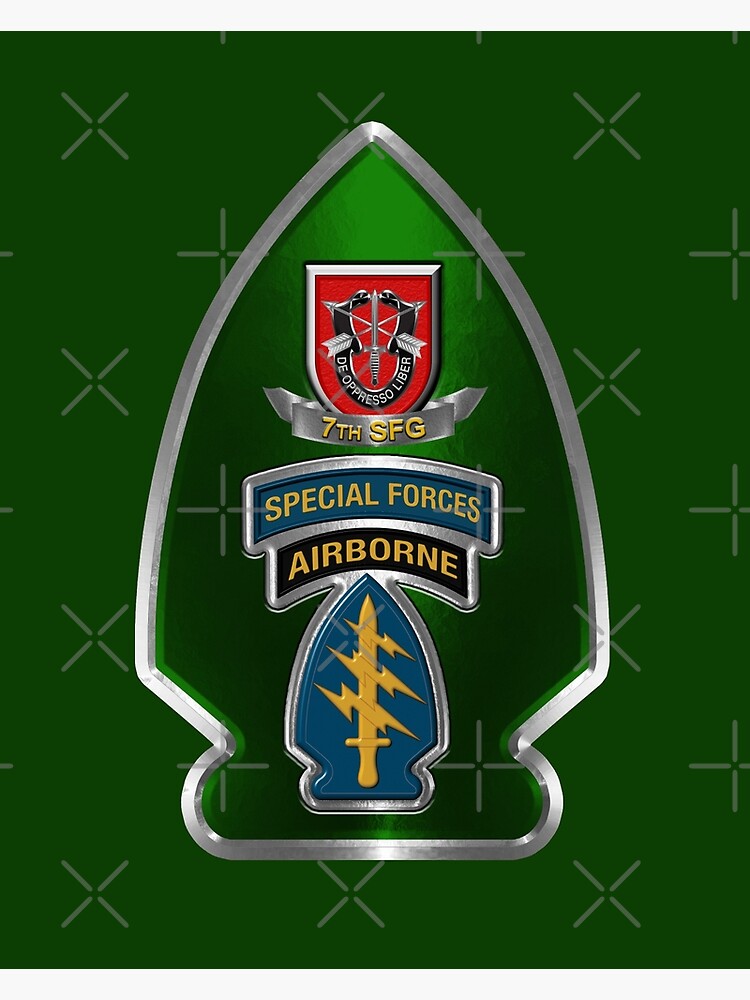 "7th Special Forces Group (Airborne)" Photographic Print for Sale by ...
