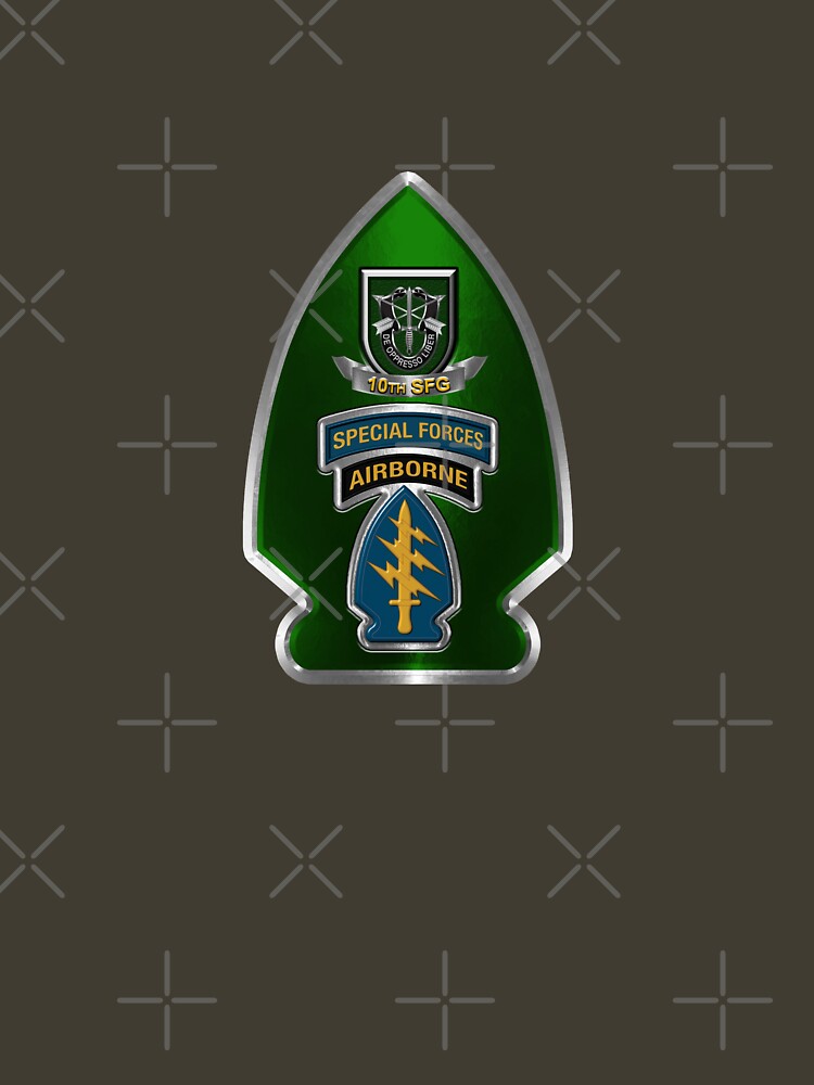"10th Special Forces Group Airborne" T-shirt for Sale by SoldierAlways ...