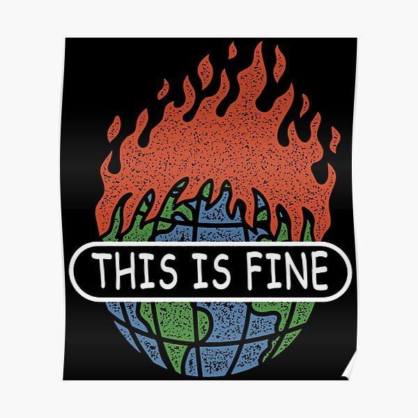 Pósters: Meme De Perro Fuego | Redbubble