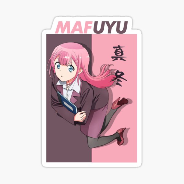 "Bokuben - Mafuyu Kirisu" Sticker for Sale by unlimiteduchiha | Redbubble