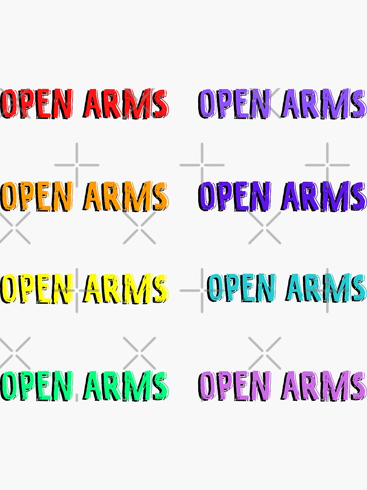 "Open Arms" Sticker by Alecs007 | Redbubble