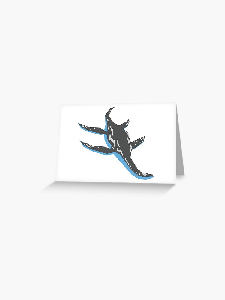 "Plesiosaurus Vector Art" Greeting Card for Sale by Diane Ramic | Redbubble