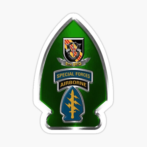 "5th Special Forces Group Airborne " Sticker for Sale by SoldierAlways ...
