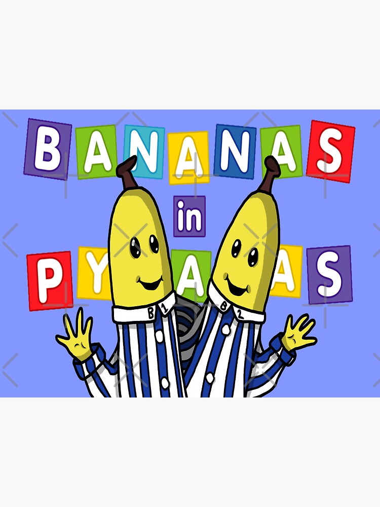 "Bananas in Pyjamas" Sticker by Sweet-Only1 | Redbubble