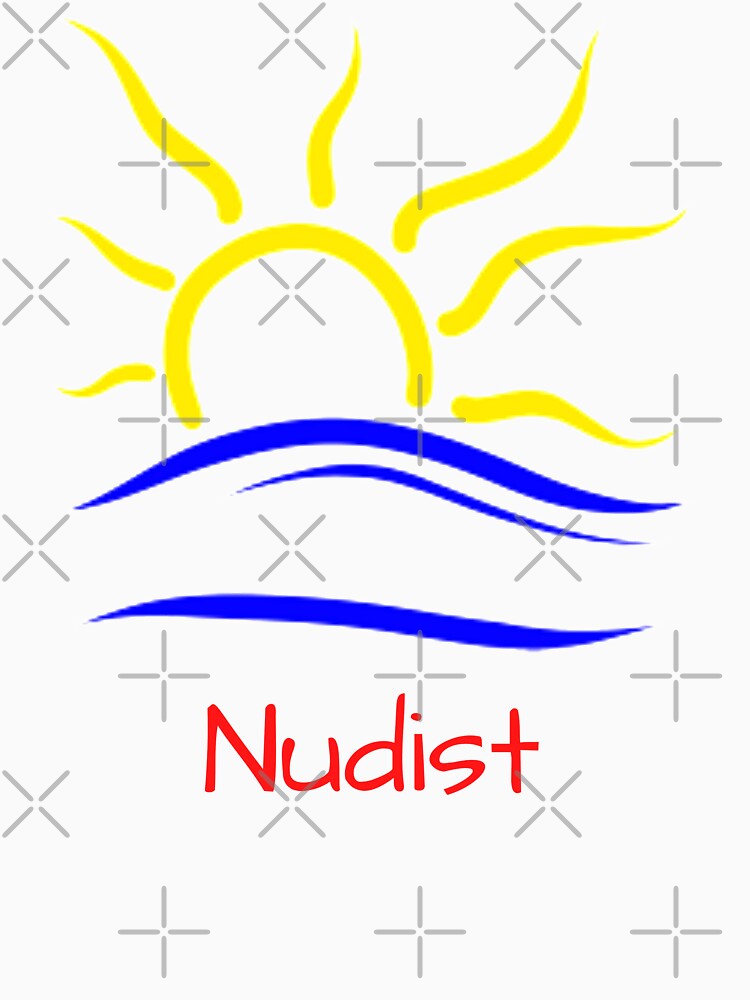 "Naturist Symbol - Nudist - large" T-shirt for Sale by SunCoastTees ...