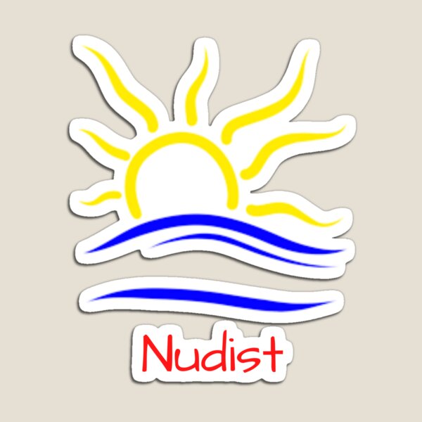 "Naturist Symbol - Nudist - large" Magnet for Sale by SunCoastTees ...