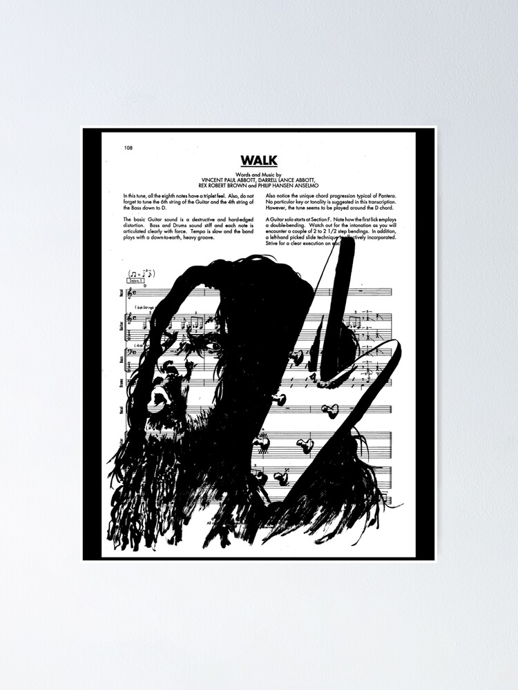 "Walk" Poster by JonathanGrimm | Redbubble