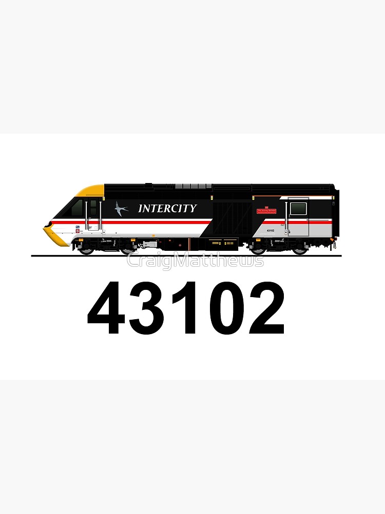 "HST INTERCITY CLASS 43102" Poster for Sale by CraigMatthews | Redbubble