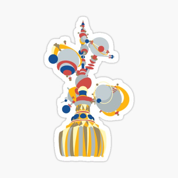"Astro Orbitor" Sticker for Sale by TylerMDavis | Redbubble
