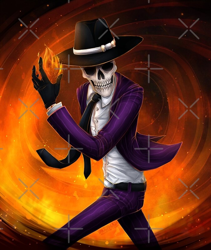 "skeleton detective (bg)" by varjopihlaja | Redbubble
