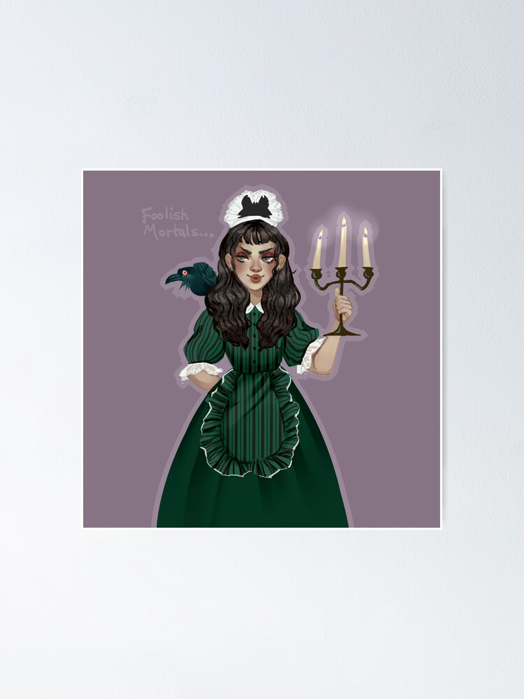 "Haunted Mansion Ghost Hostess" Poster for Sale by Lydia-aart | Redbubble