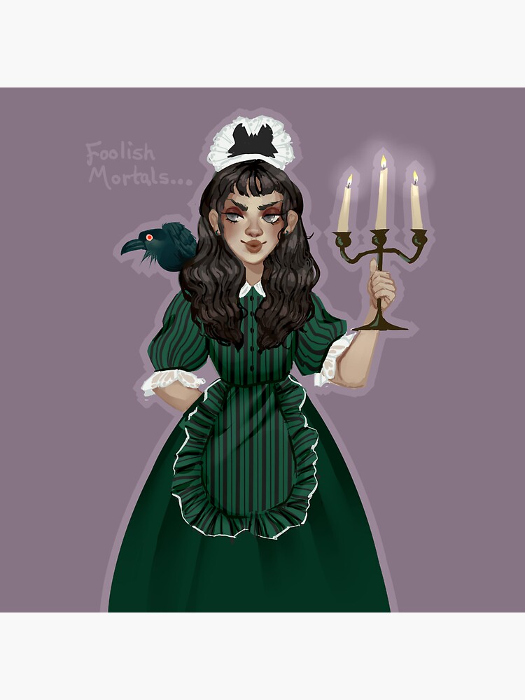 "Haunted Mansion Ghost Hostess" Sticker for Sale by Lydia-aart | Redbubble