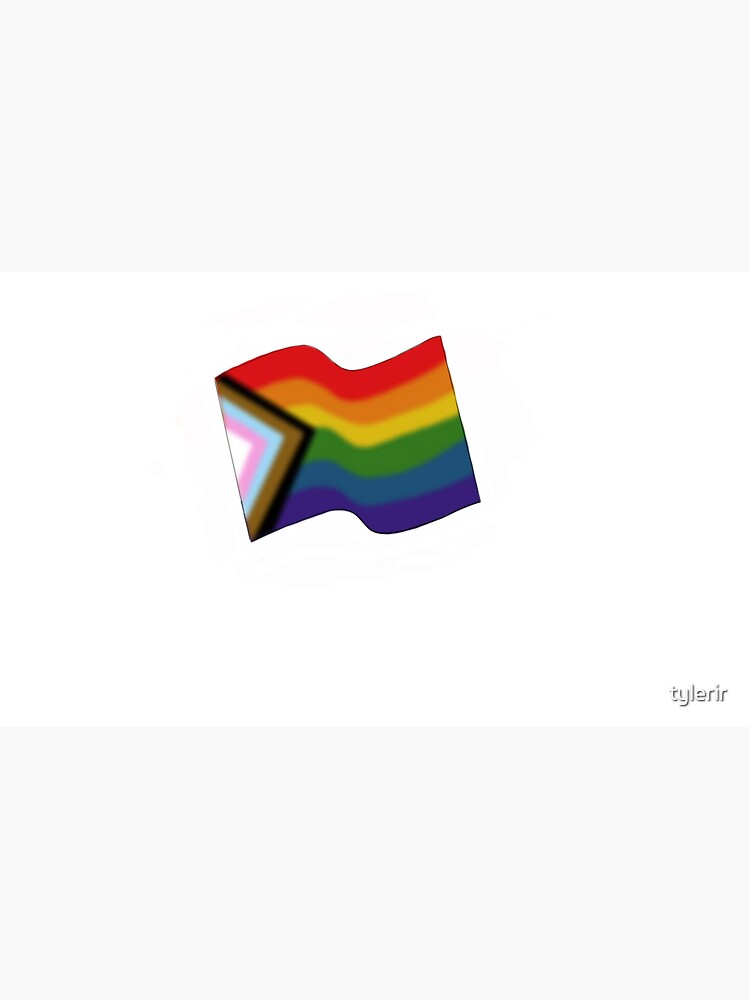 "Progress Pride Flag Design" Sticker by tylerir | Redbubble