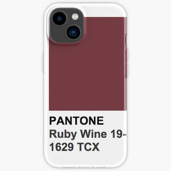 "Pantone- Ruby Wine 19-1629 TCX" iPhone Case for Sale by laurelshada ...