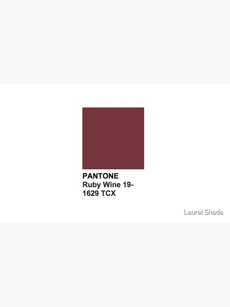 Mug à café « Pantone- Vin Ruby 19-1629 TCX », par laurelshada | Redbubble