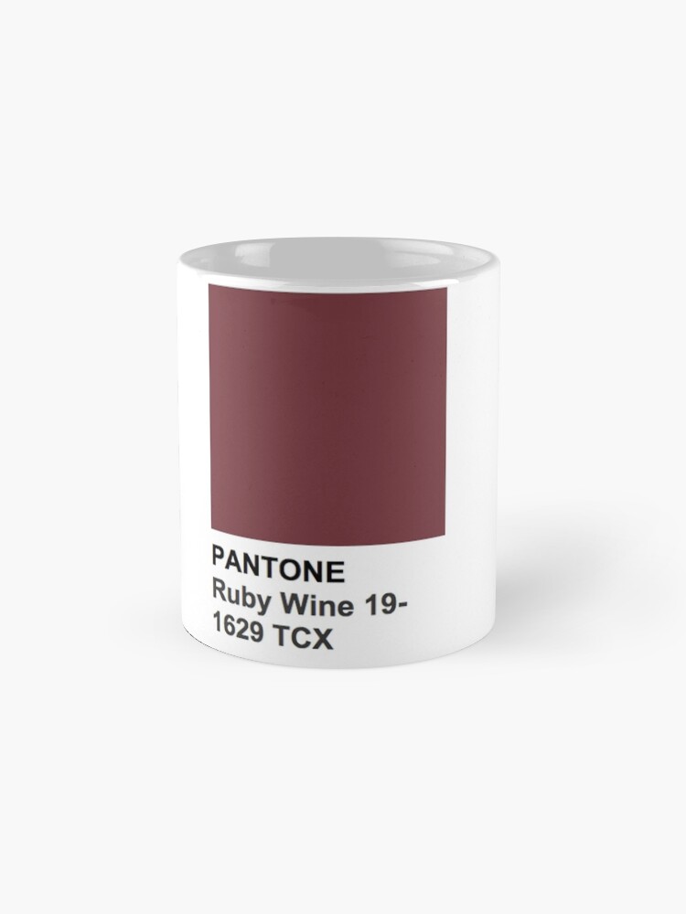 Mug à café « Pantone- Vin Ruby 19-1629 TCX », par laurelshada | Redbubble