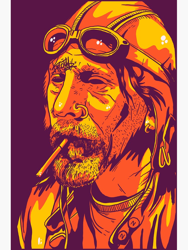 "The Old Man" Sticker for Sale by irhasalfahad | Redbubble