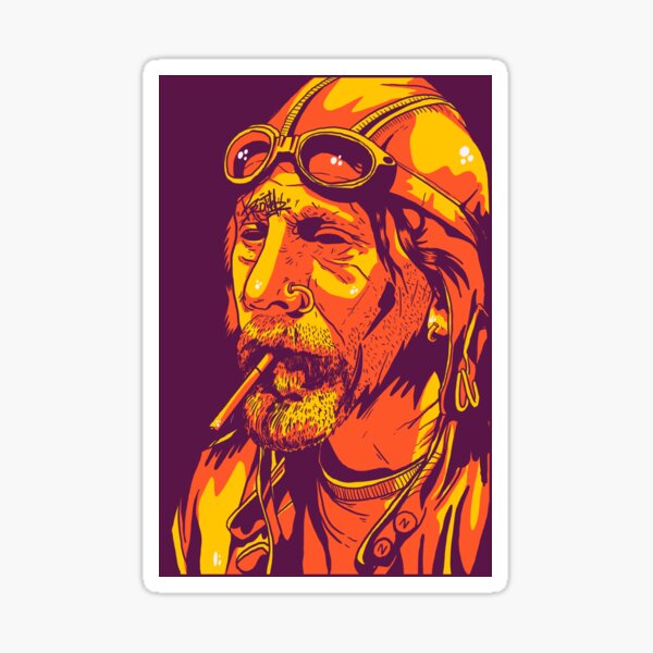"The Old Man" Sticker by irhasalfahad | Redbubble