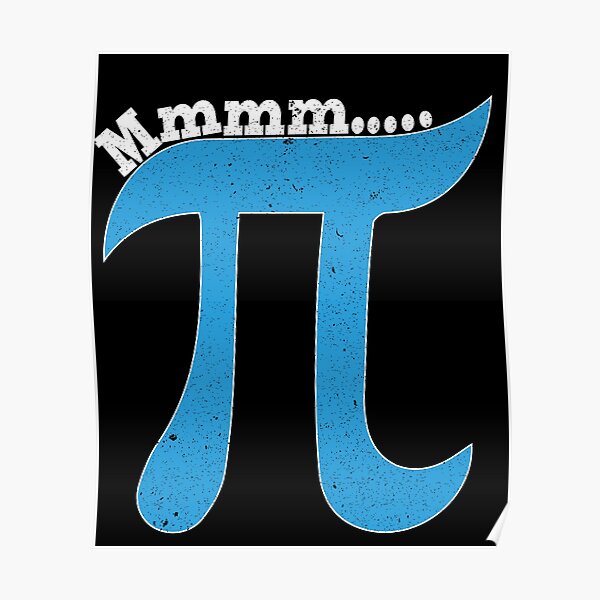 "MMM PI, Funny Vintage Algebra" Poster for Sale by metanof | Redbubble