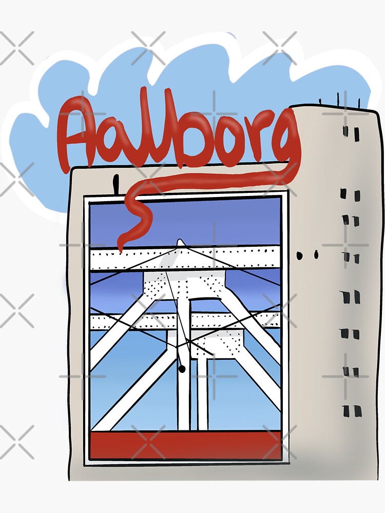 "Aalborg, Dänemark" Sticker von sannerly | Redbubble