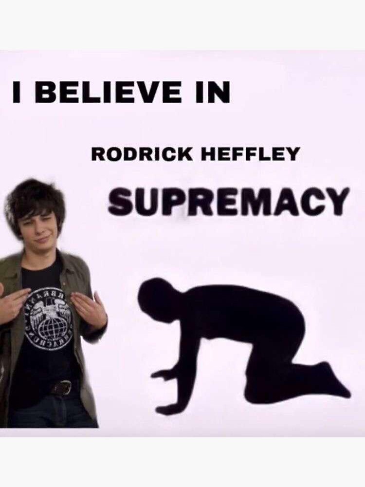 "Rodrick Heffley" Sticker for Sale by H3LLgirL | Redbubble