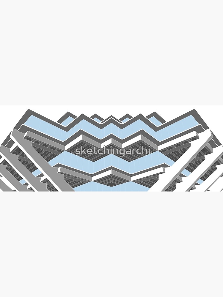 "Geisel Library, Brutalist Print, San Diego, Print, Artwork ...