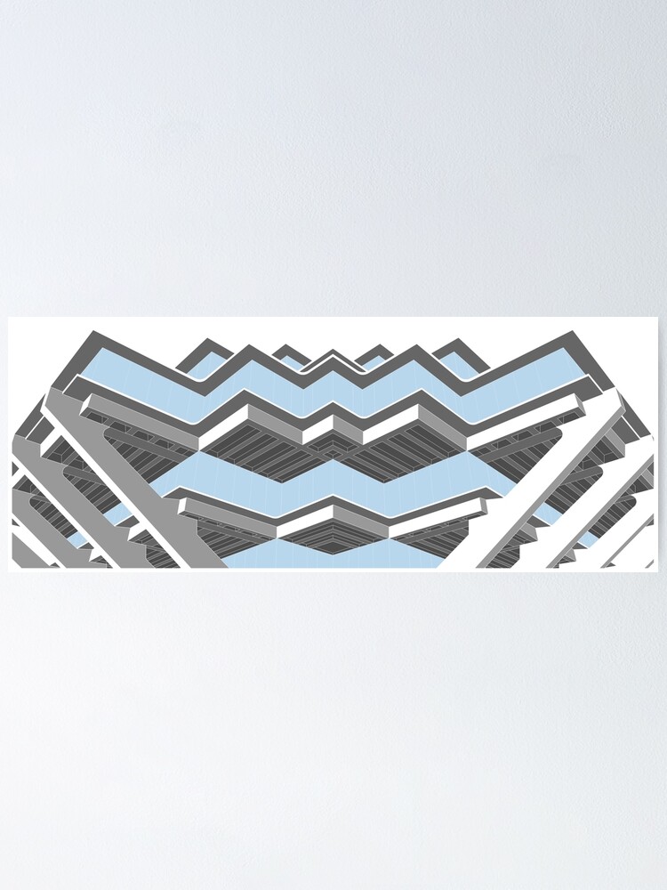 "Geisel Library, Brutalist Print, San Diego, Print, Artwork ...