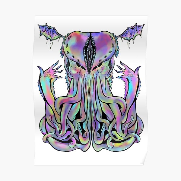 "SEA MONSTER" Poster by anghewolf | Redbubble
