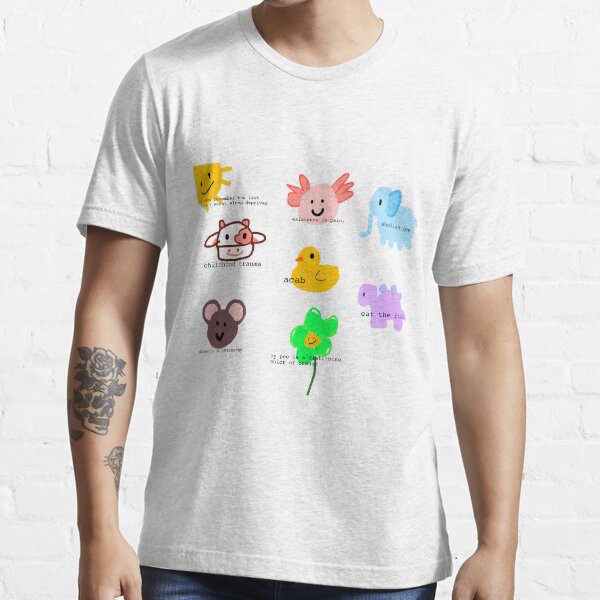 "Gen Z Animal Doodles Sticker Pack" T-shirt for Sale by inbythin ...