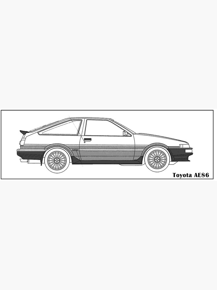 "Toyota AE86" Poster by joshua-p | Redbubble