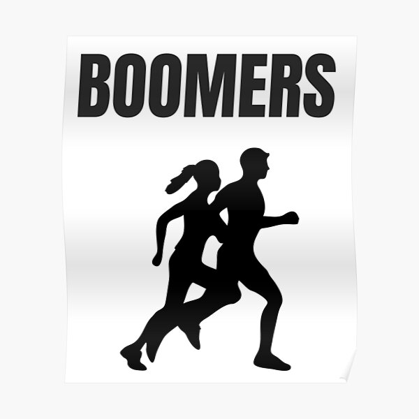 "Boomer Generation - Boomer Couple" Poster by BillPhil | Redbubble