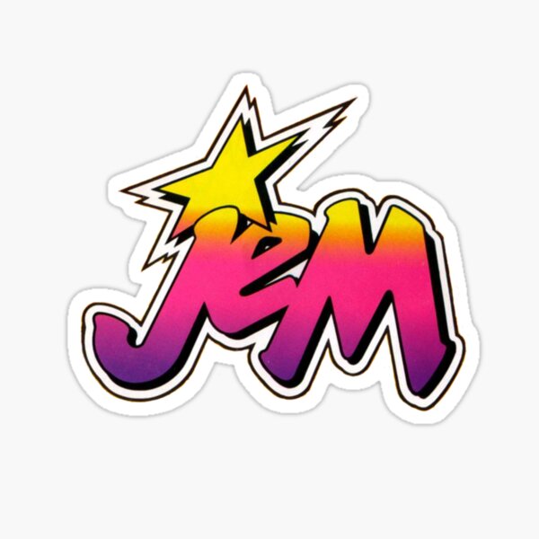 "Jem and The Holograms" Sticker for Sale by daistaomega | Redbubble