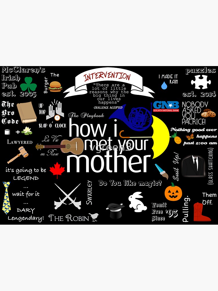 "himym" Sticker for Sale by vgreen3 | Redbubble