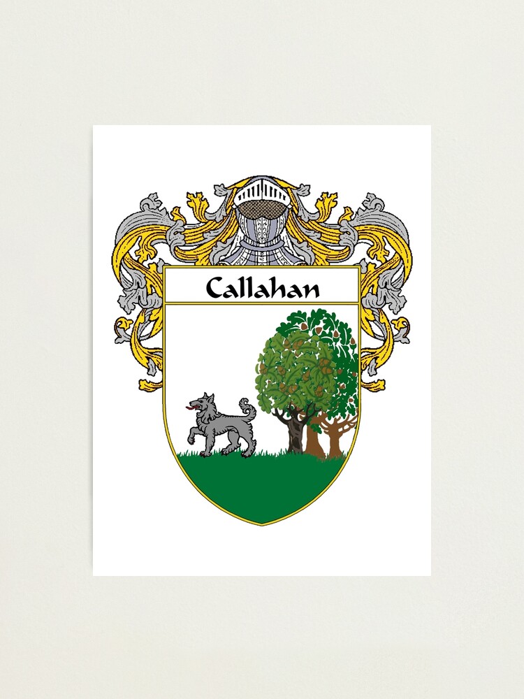 "Callahan Coat of Arms/Family Crest" Photographic Print for Sale by ...