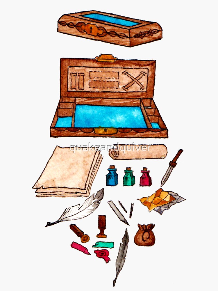 "Forgery Kit" Sticker for Sale by quakeandquiver | Redbubble