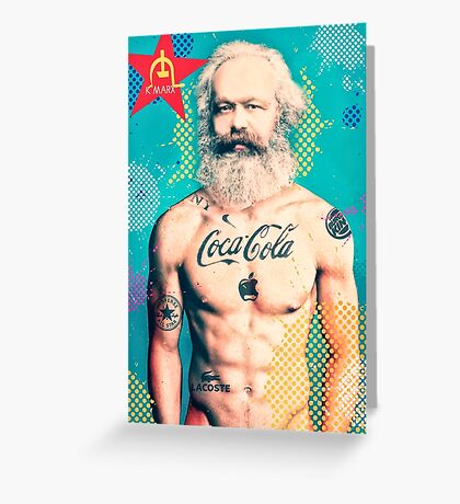 Karl Marx: Greeting Cards | Redbubble