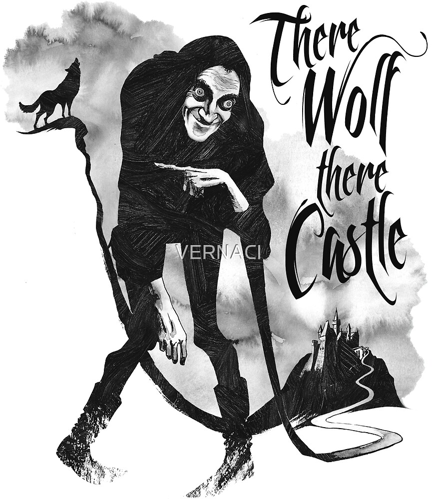 "There Wolf There castle" by VERNACI | Redbubble