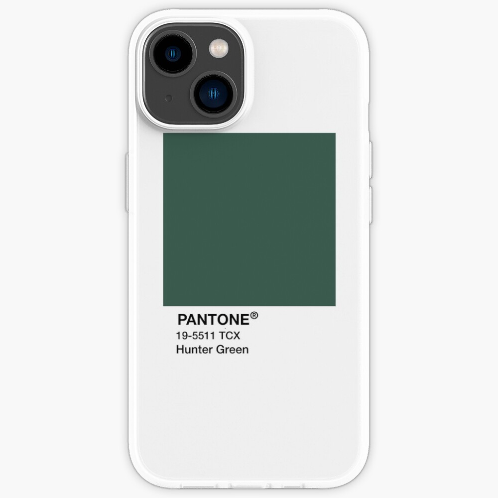 "PANTONE Hunter Green" iPhone Case for Sale by Mushroom-Gorge | Redbubble